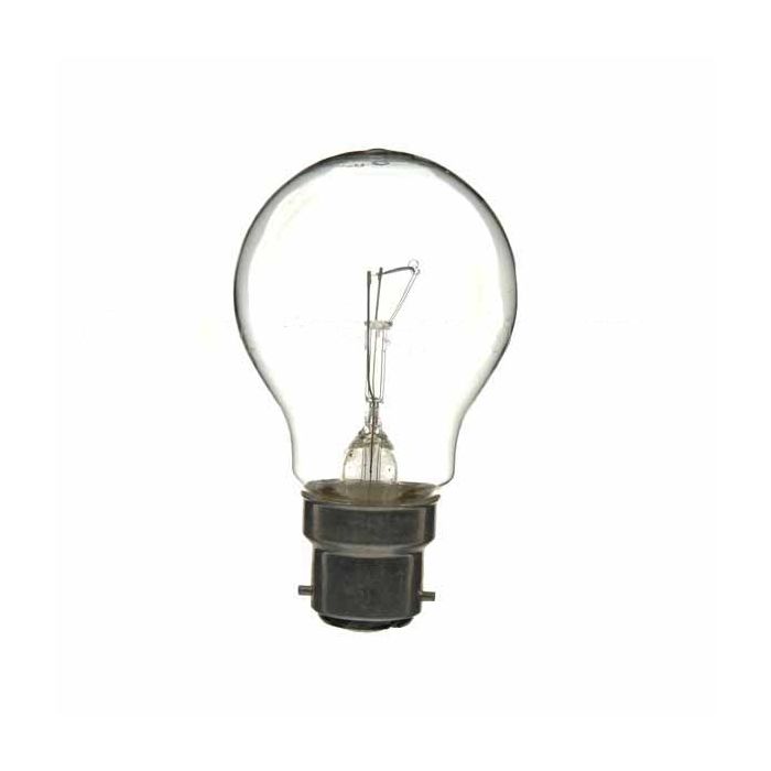 GLS Light Bulb 240V 100W B22D BC Clear | Sylvania, Osram, GE