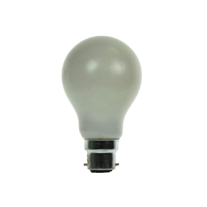 GLS Light Bulb 240V 25W B22D White | Household Light Bulbs Coloured ...