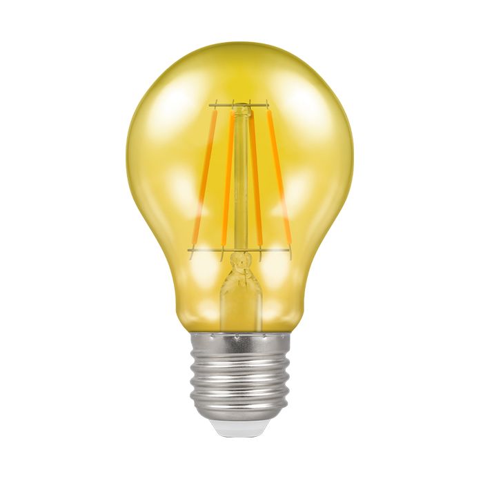 Crompton 4.5W LED GLS Harlequin Yellow ES-E27 Bulb | Colorful & Energy ...